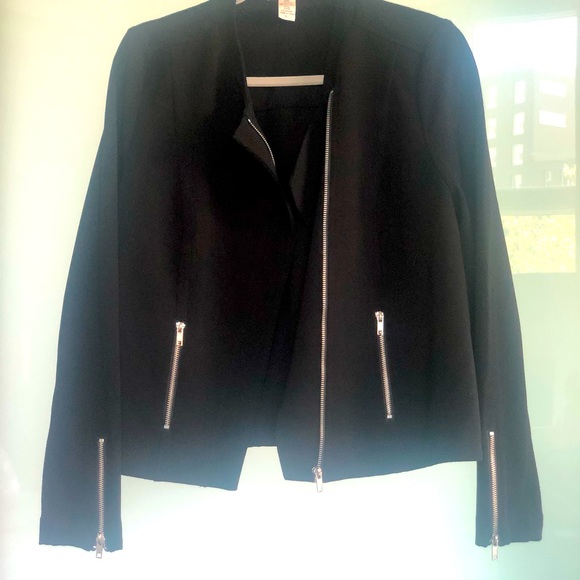 Bar III | Jackets & Coats | Bariii Jacket With Silver Zippers | Poshmark